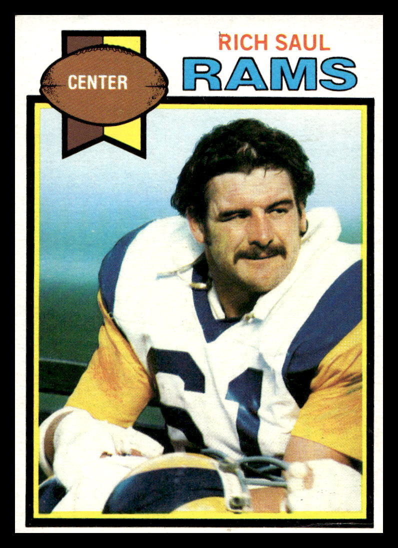 1979 Topps 346 Rich Saul Los Angeles Rams Football Card | eBay