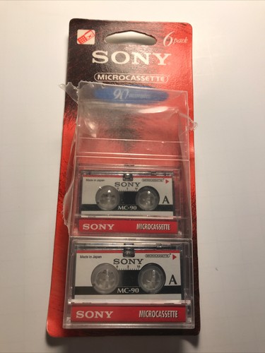 3 Pack Sony MC-90 Microcassette 90 Minute Blank Tapes | New, open ...