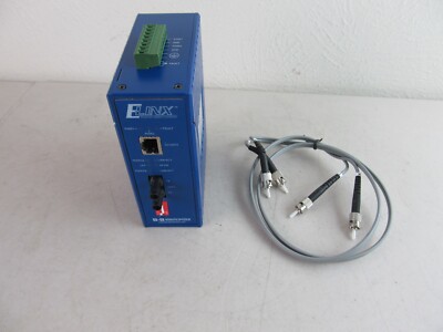 B&B ELECTRONICS EIR-M-ST Fiber to Ethernet Bridge w/ Fiber Cables | eBay