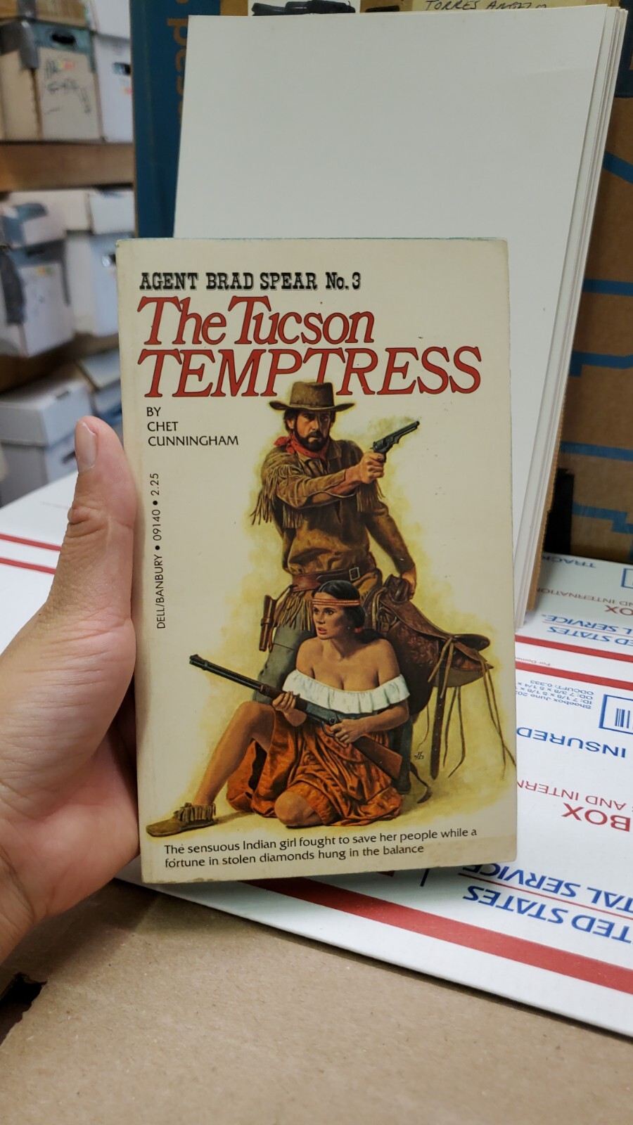 Tucson Temptress By Chet Cunningham Dell 09140, 1981, western ...