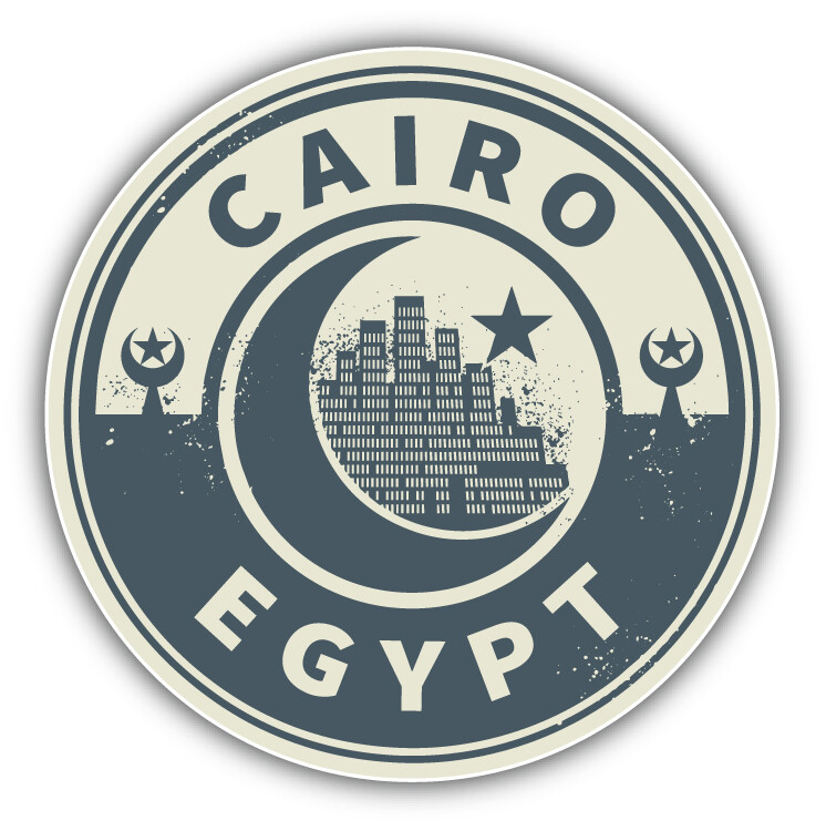 Cairo Egypt Travel Emblem Car Bumper Sticker Decal - "SIZES" | eBay