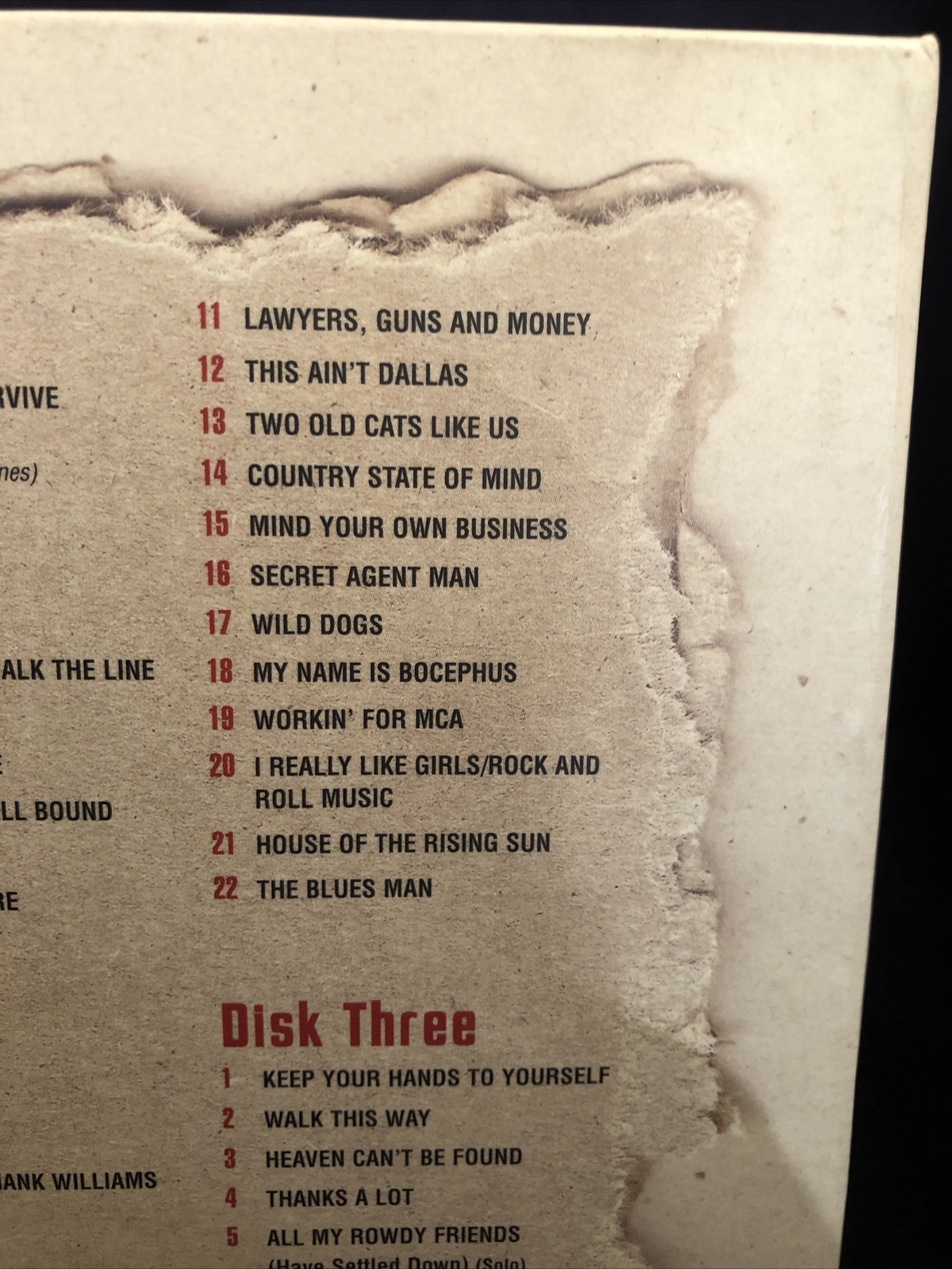 BOCEPHUS BOX 3 CD BOXSET HANK WILLIAMS JR 1979-1999 NEAR MINT FREE SHIP ...