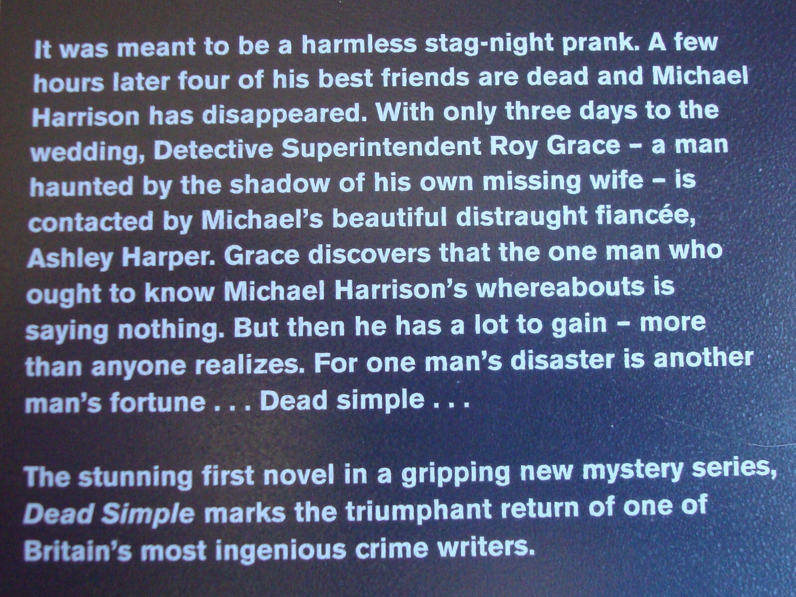 Dead Simple - Peter James Audio Book 4cds for sale online | eBay