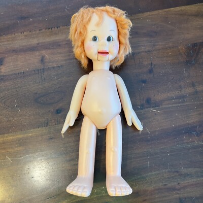 Vintage 1974 Horsman Doll Tessie Talk 17” Ventriloquist Pull String ...