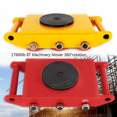 6/8/12 Ton Machinery Roller Mover Machine Dolly Skate Cargo Trolley ...