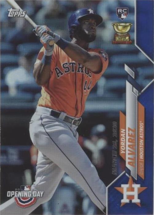 2020 Topps Opening Day - Yordan Alvarez #63 Opening Day Edition Blue ...