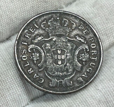 1901 Azore 5 Reis Coin | eBay