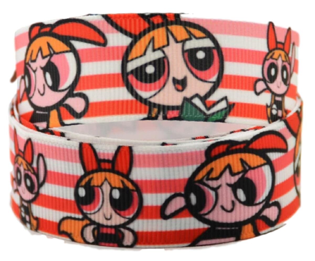 Powerpuff Girls Blossom 1 Inch Wide Repeat Ribbon | eBay