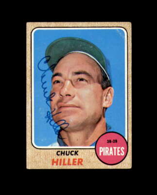 Chuck Hiller Hand Signed 1968 Topps Pittsburgh Pirates Autograph | eBay