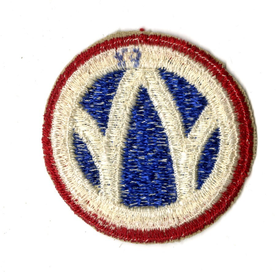 89th Infantry Division Color Version White Back Patch WWII Vintage ...