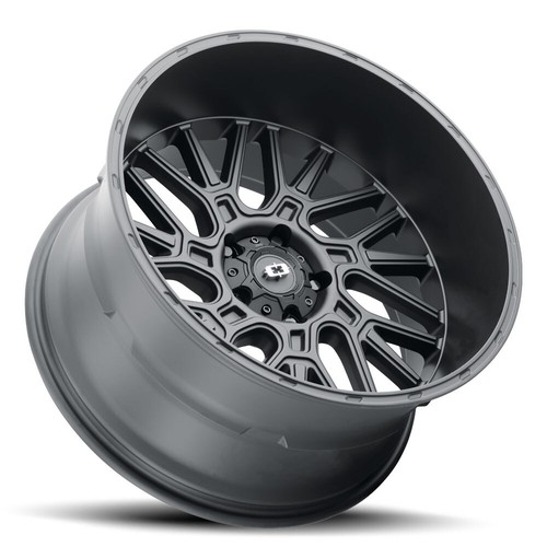 1 New 22x10 Vision 404 Brawl Satin Black 5x127 5x5 ET-19 Wheel Rim | eBay