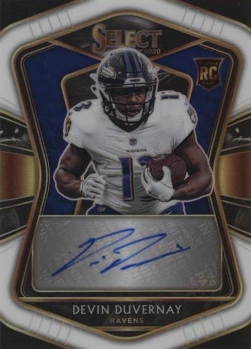 2020 Panini Select - Rookie Signatures Devin Duvernay #RS-DDU White ...