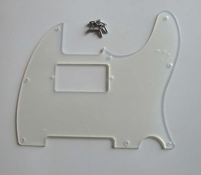 Transparent Tele Humbucker Guitar Pickguard Clear Scratch Plate for ...