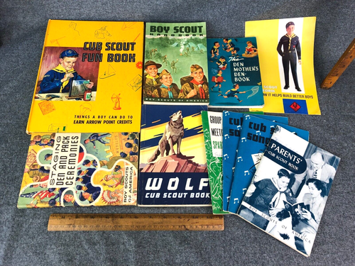 Lot of 1960's BSA Boy Scouts Hand Fun Cub Den Song Books Manuals | eBay