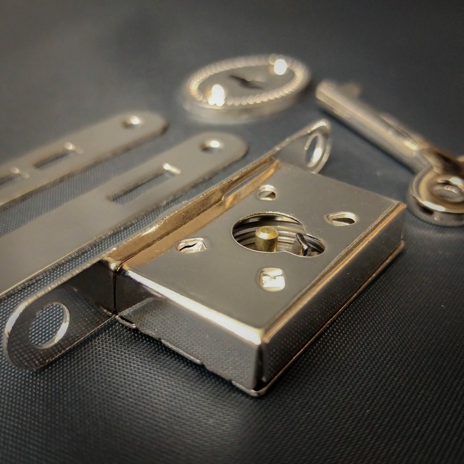 Box Lock With Key Full Mortise Lock Jewelry Box Chest Lock Antique ...