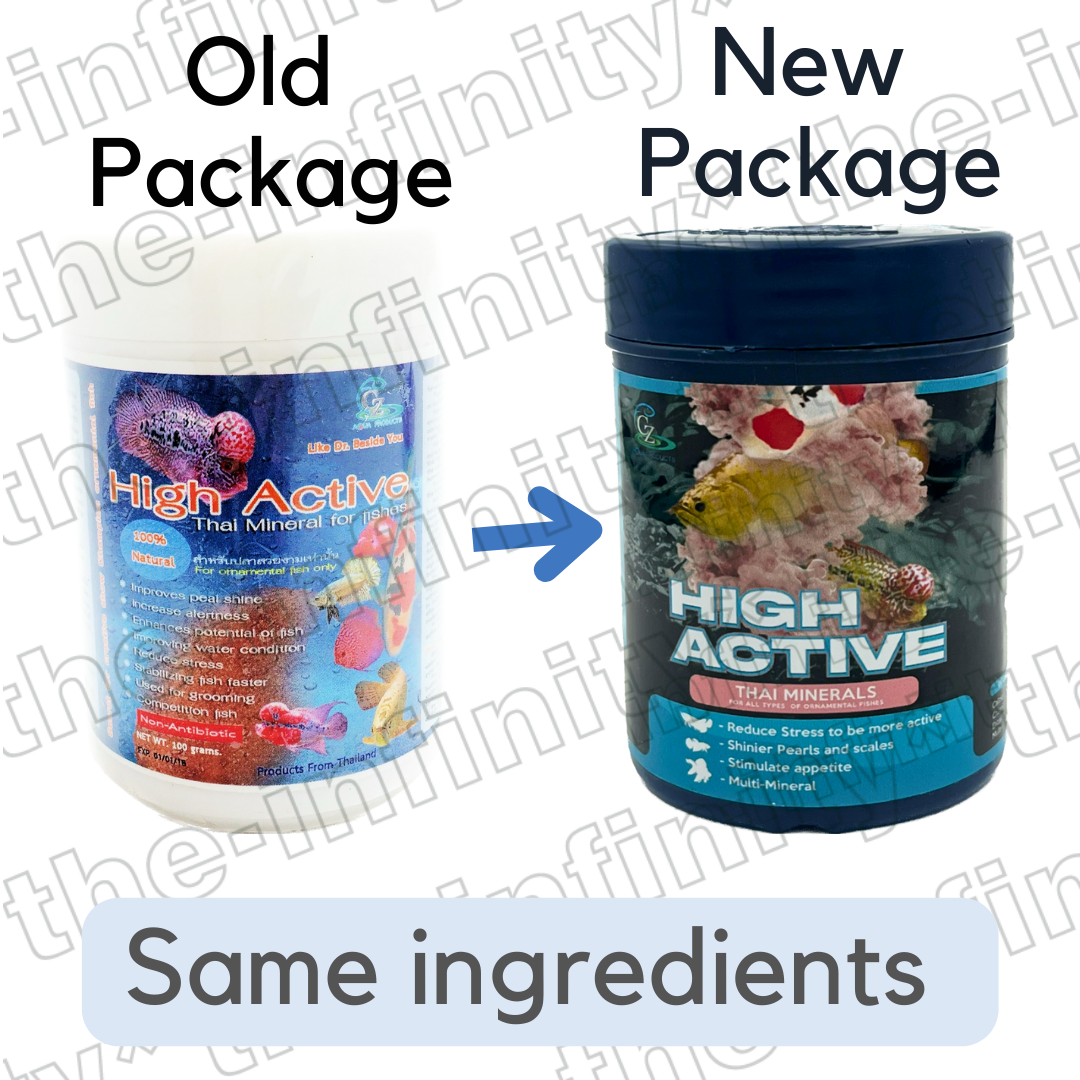 CZ AQUA HIGH ACTIVE THAI MINERALS FLOWERHORN AROWANA KOI GOLDFISH FISH ...