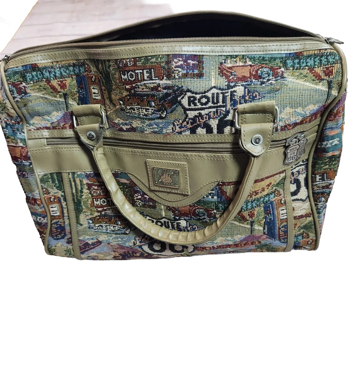 Pioneer Express Route 66 Tapestry Weekender Bag Trave… - Gem