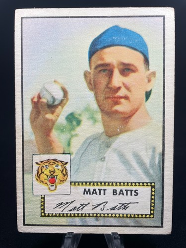 1952 Topps Baseball Matt Batts #230 Detroit Tigers | eBay