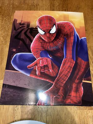 New SPIDER MAN -portfolio-binder-folder-trapper-keeper-school-Marvel ...