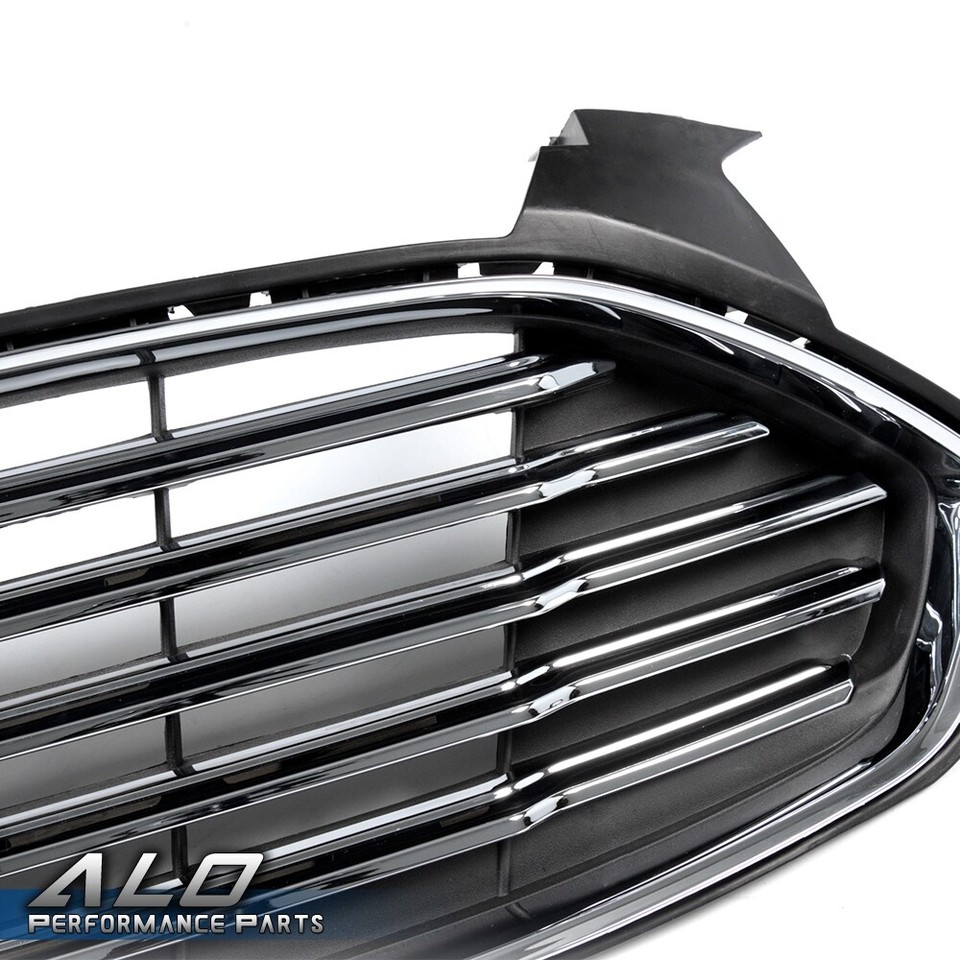 Chrome Front Bumper Upper Grille Fit For Ford Fusion 2013-2016 ...