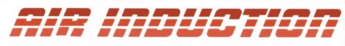1980-81 Camaro Red Air Induction Decal | eBay