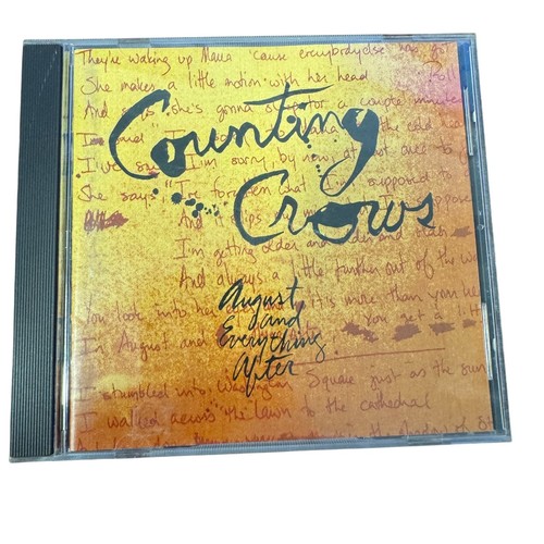 Counting Crows - August and Everything After CD 1993 Alternative Rock ...
