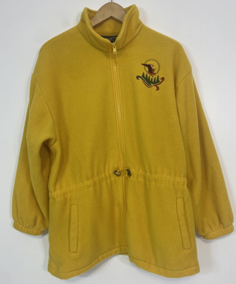 Northern Sun Canada Full Zip Fleece Aztec Native Yellow Jacket Womens ...