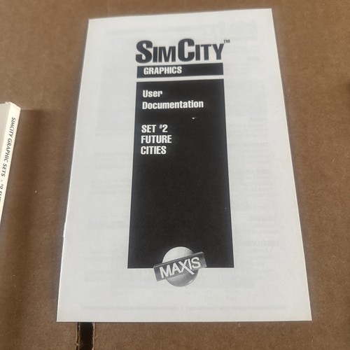 SimCity Graphics Set 2: Future Cities (PC, 1990) for sale online | eBay
