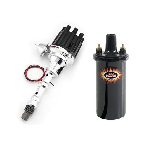 Pertronix Electronic Billet Distributor & Ignition Coil for Chevy 348 ...
