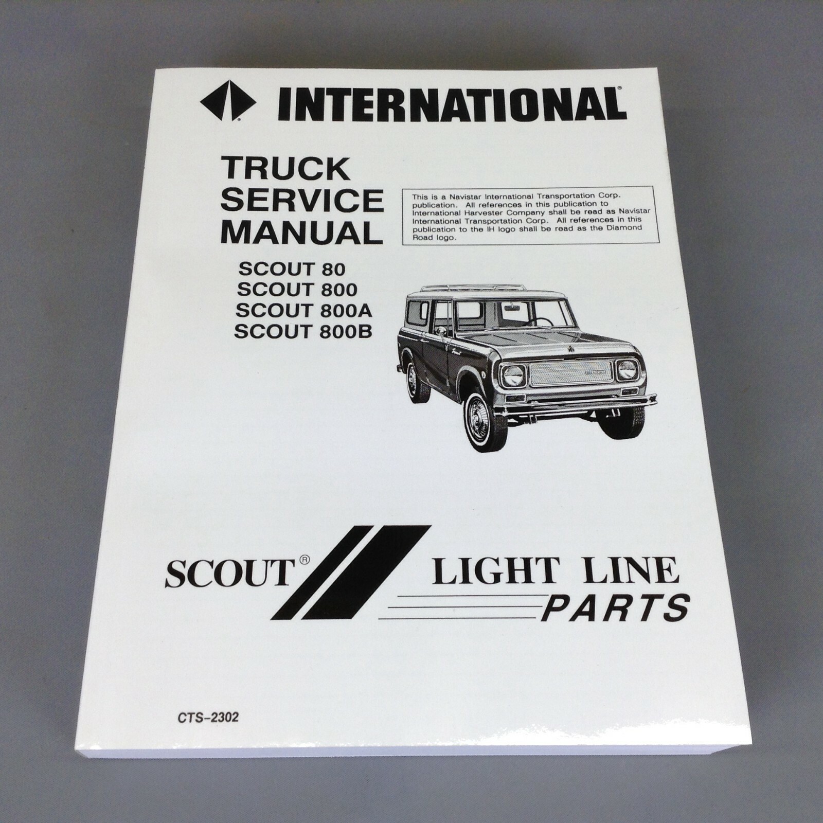 SCOUT 800 80 SHOP MANUAL SERVICE REPAIR INTERNATIONAL CTS BOOK HAYNES ...