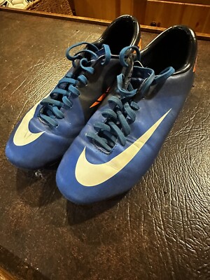 Nike Mercurial Victory ll FG 442005-408 Size US 7.5 BlueOrange Football ...