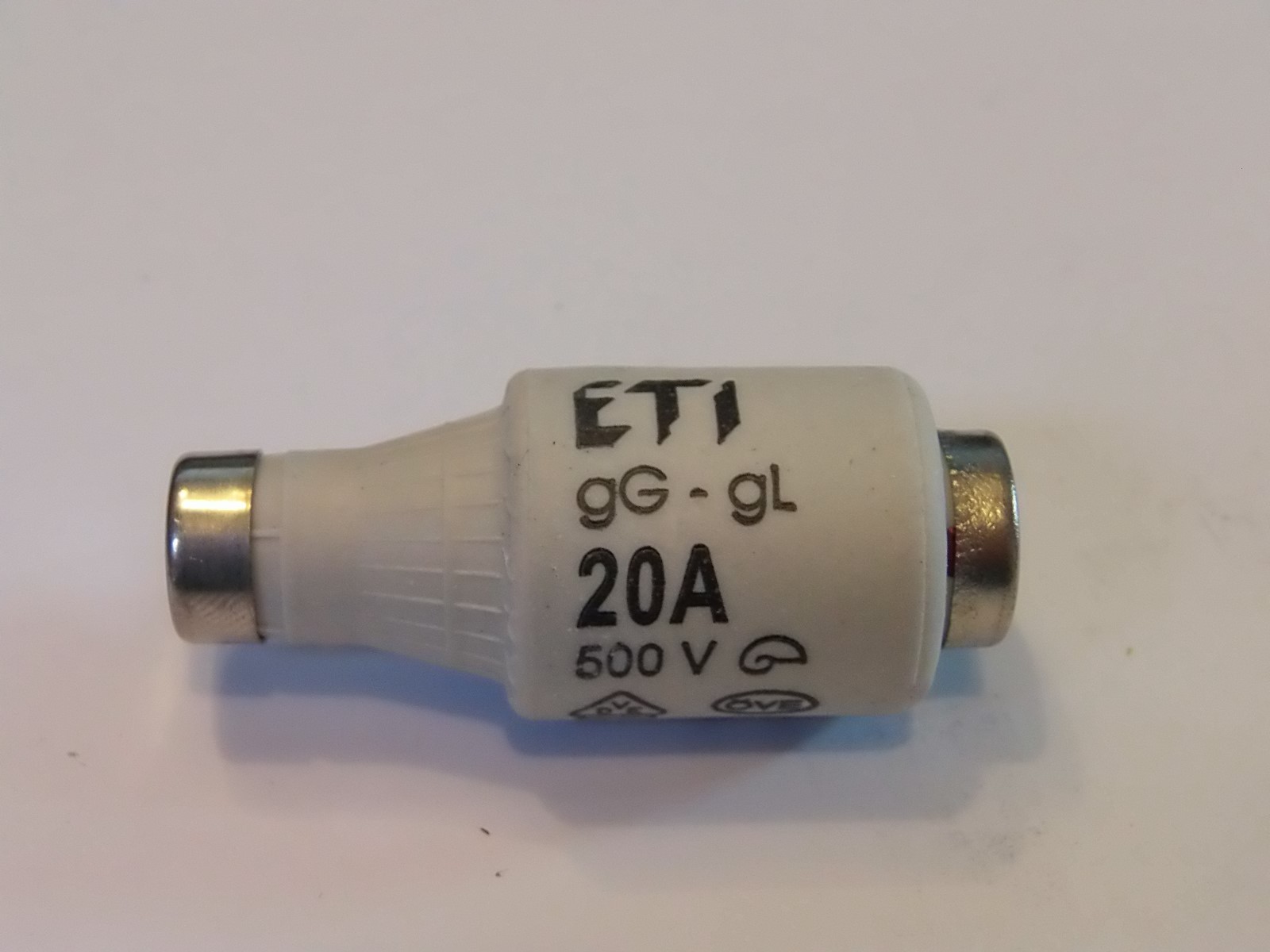 ETI 20A BOTTLE FUSE 20AMP 500V eti gG - gL bottle fuse (DII) | eBay