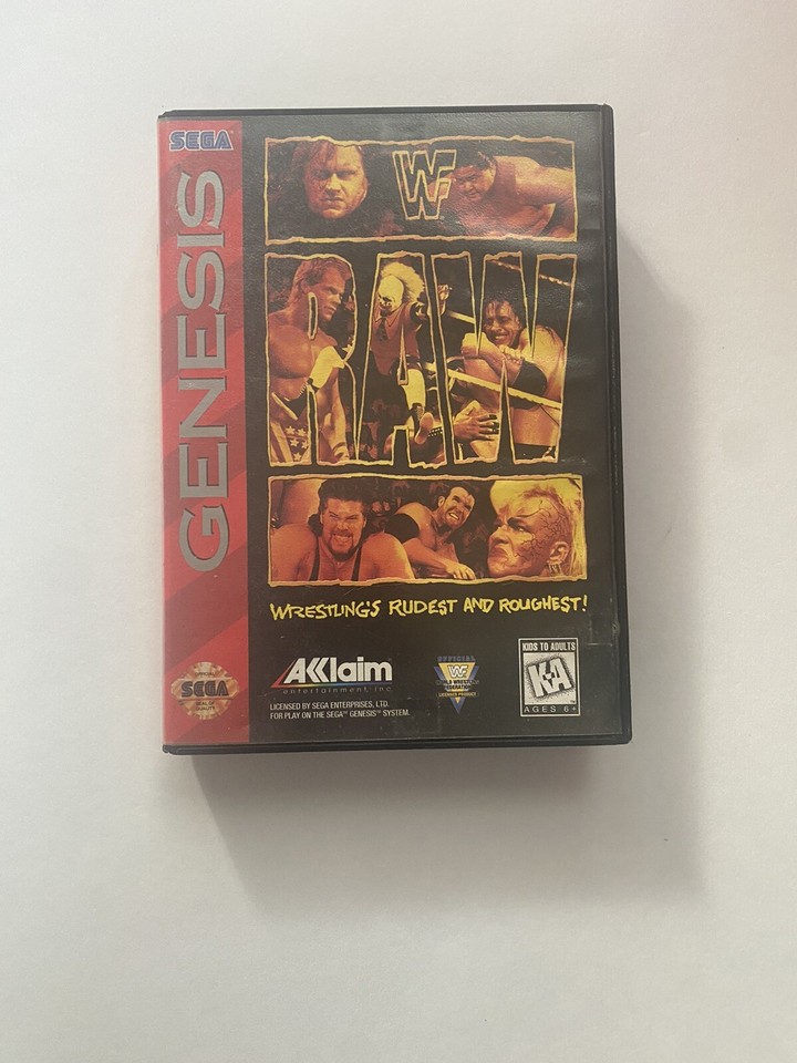 Sega Genesis WWF RAW 1994 Tested Working Game No Manual | eBay