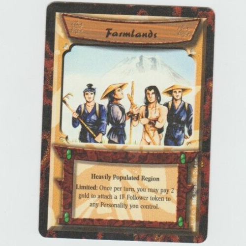 Legend of the Five Rings Farmlands L5R CCG | eBay