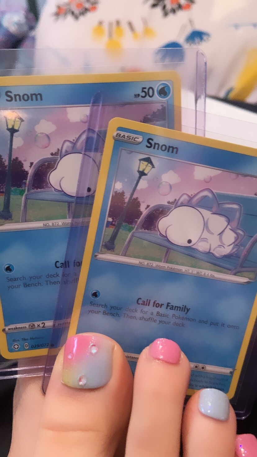 🦶🏻The Rarest Pokemon Snom Card Pokemon God - Shining fates 🦶🏻 ️ | eBay