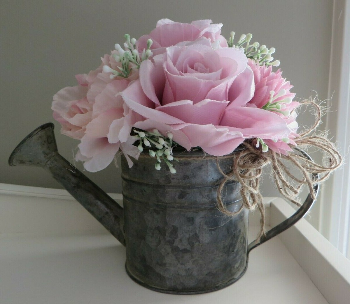 Rustic Watering Can Rent: Rustic Metal Watering Can (Large)