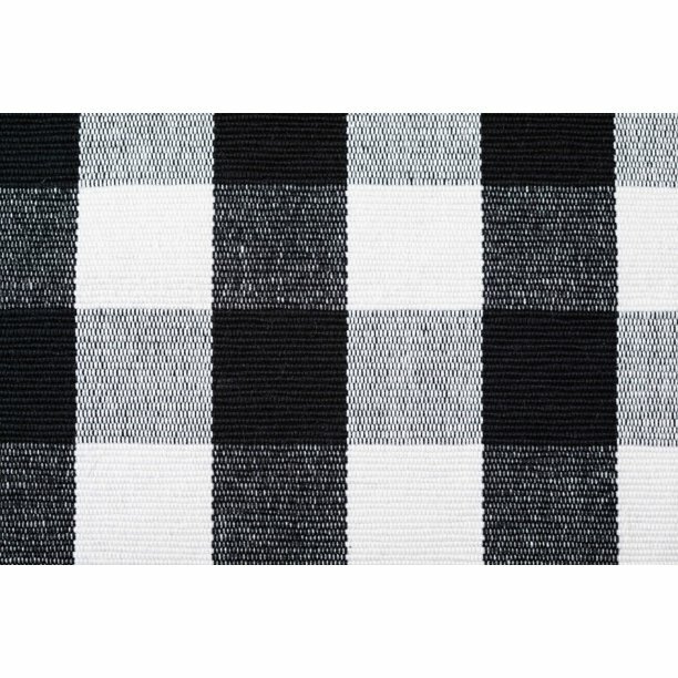 NEW! 13 X 72 BLACK WHITE BUFFALO CHECK DECORATIVE RUNNER 840525028413| eBay