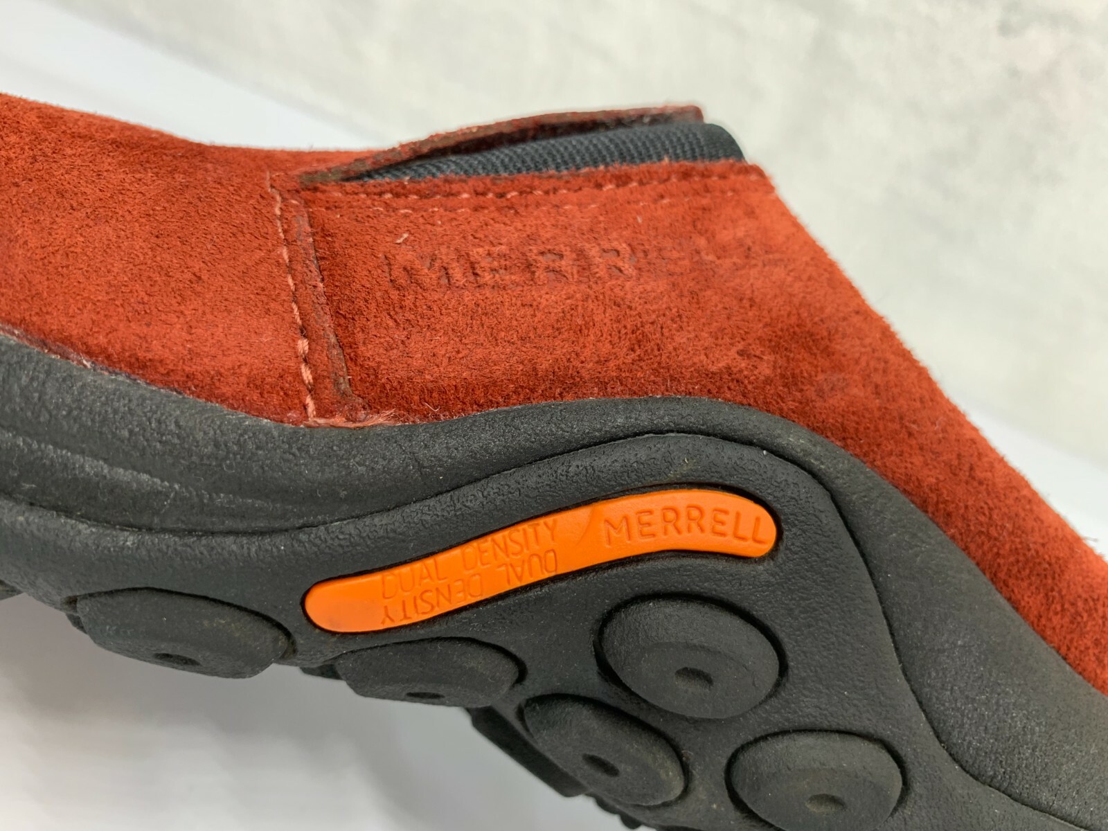 Womens MERRELL Jungle Slide Suede Size 5 Burnt Copper Color Slide On ...