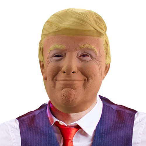 Latex Mask Realistic Cosplay Full-head Mask Trump | eBay