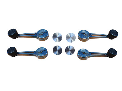 4x Left = Right Window Crank Handle & Cover For Ford Falcon Mustang ...