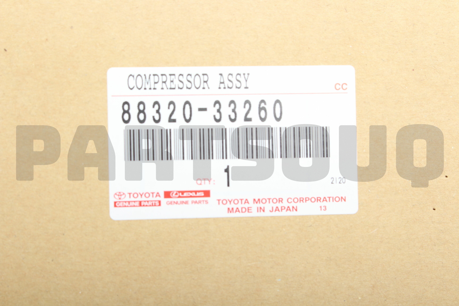 8832033260 Genuine Toyota COMPRESSOR ASSY, COOLER 88320-33260 | eBay