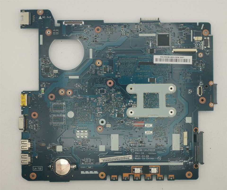 Genuine Asus X53U X53 Motherboard Mainboard 60-N58MB2500 LA-7322P AMD ...