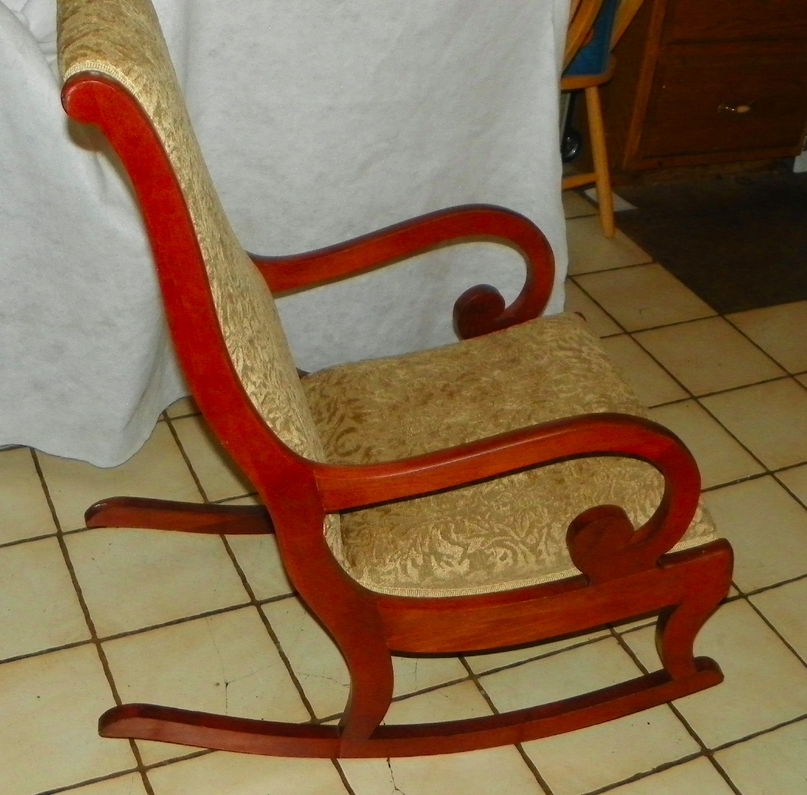 Mahogany Rocker / Rocking Chair by Statesville (R190) | eBay
