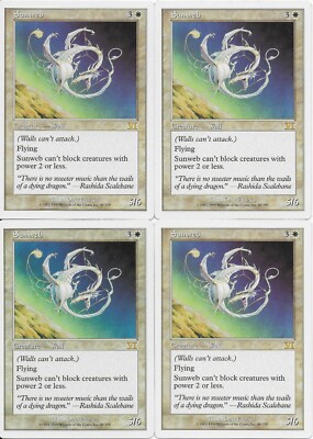 MTG: SUNWEB 6th Edition RARE; played, Excellent condition x4 | eBay