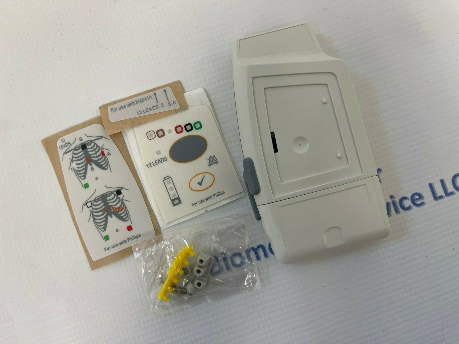 Philips TRX M4841a Telemetry Transmitter ECG Only Biomed Cert W/ for ...