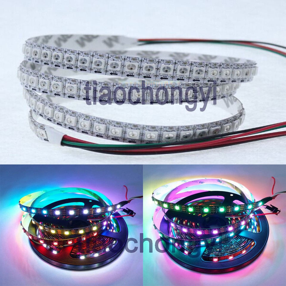 5V WS2812B individual Addressable 5050 RGB 5M 150 300 LED strip 30 60 ...
