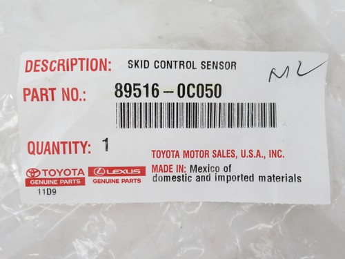 Genuine OEM Toyota 89516-0C050 Rear ABS Wheel Speed Sensor Wire Part | eBay