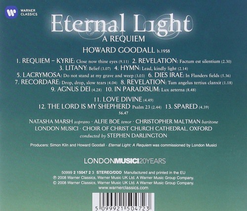 Howard Goodall: Eternal Light - audioCD - Very Good | eBay