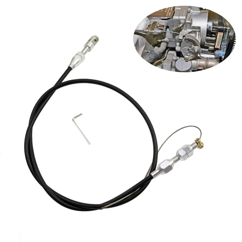 36" Black Adjustable Auto Modified Throttle Cable Accelerator Cable ...