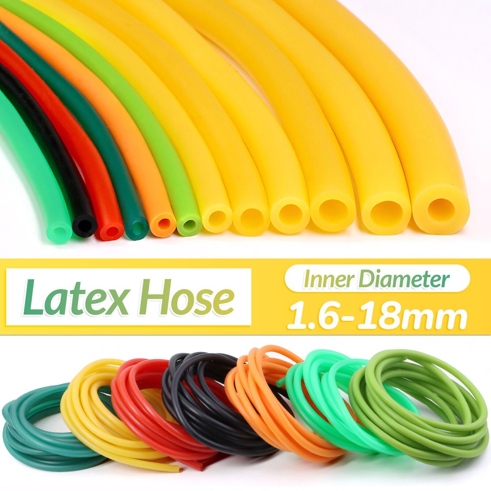 Colorful Surgical Latex Tube Natural Rubber Pipe Hose Elastic Slingshot ...